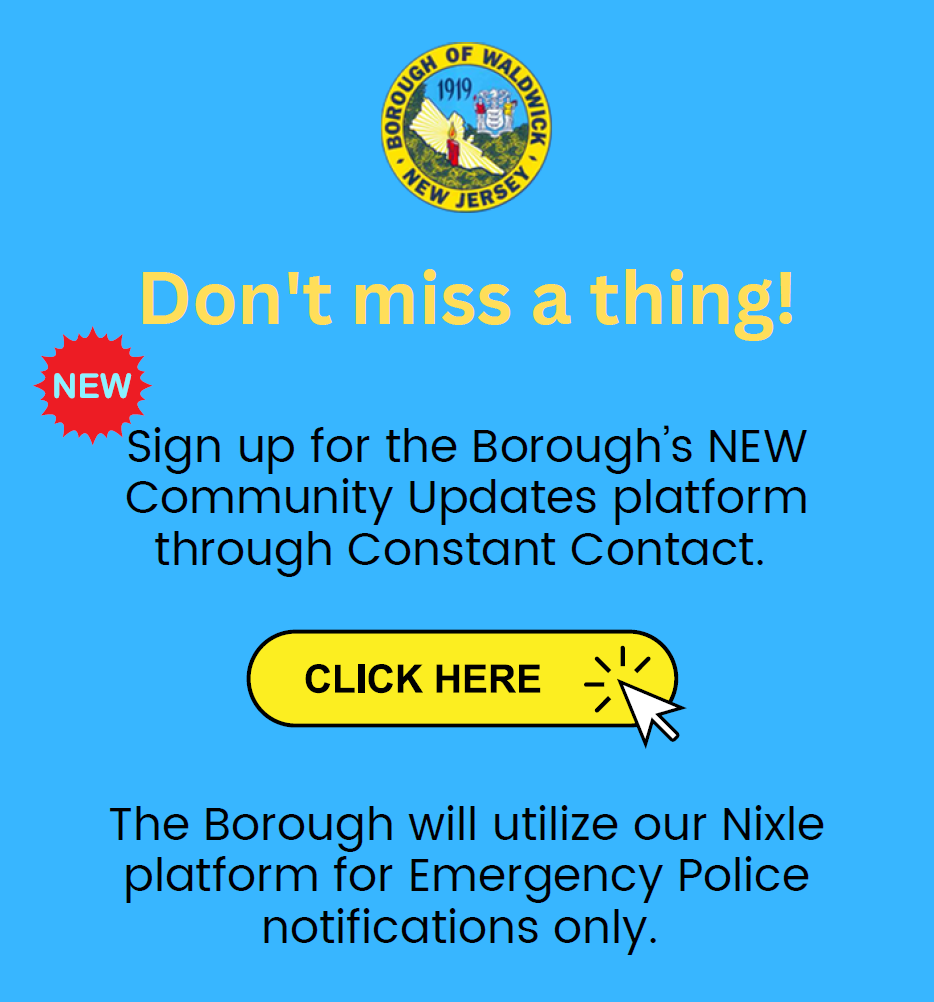 Borough Of Waldwick New Jersey Sign Up For Constant Contact Borough Of Waldwick New Jersey Sign Up For Constant Contact
